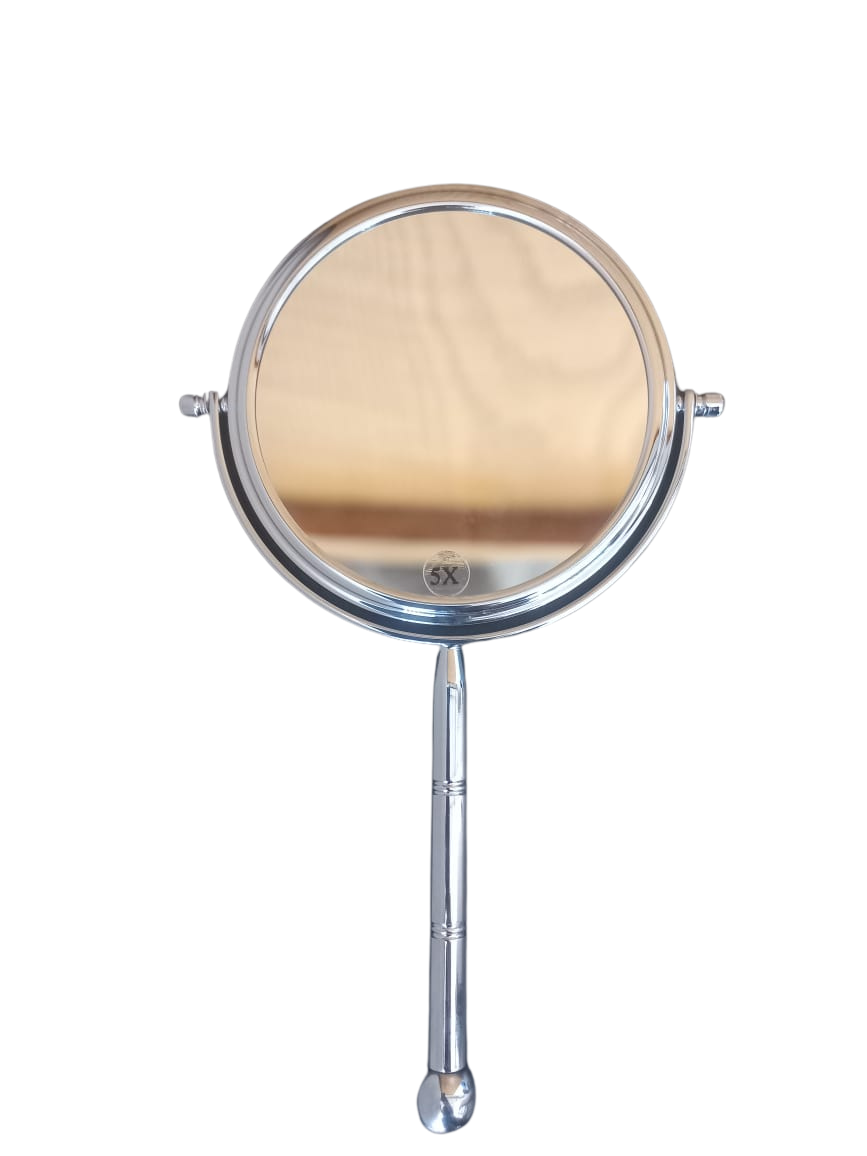 chrome hand mirror | Presence